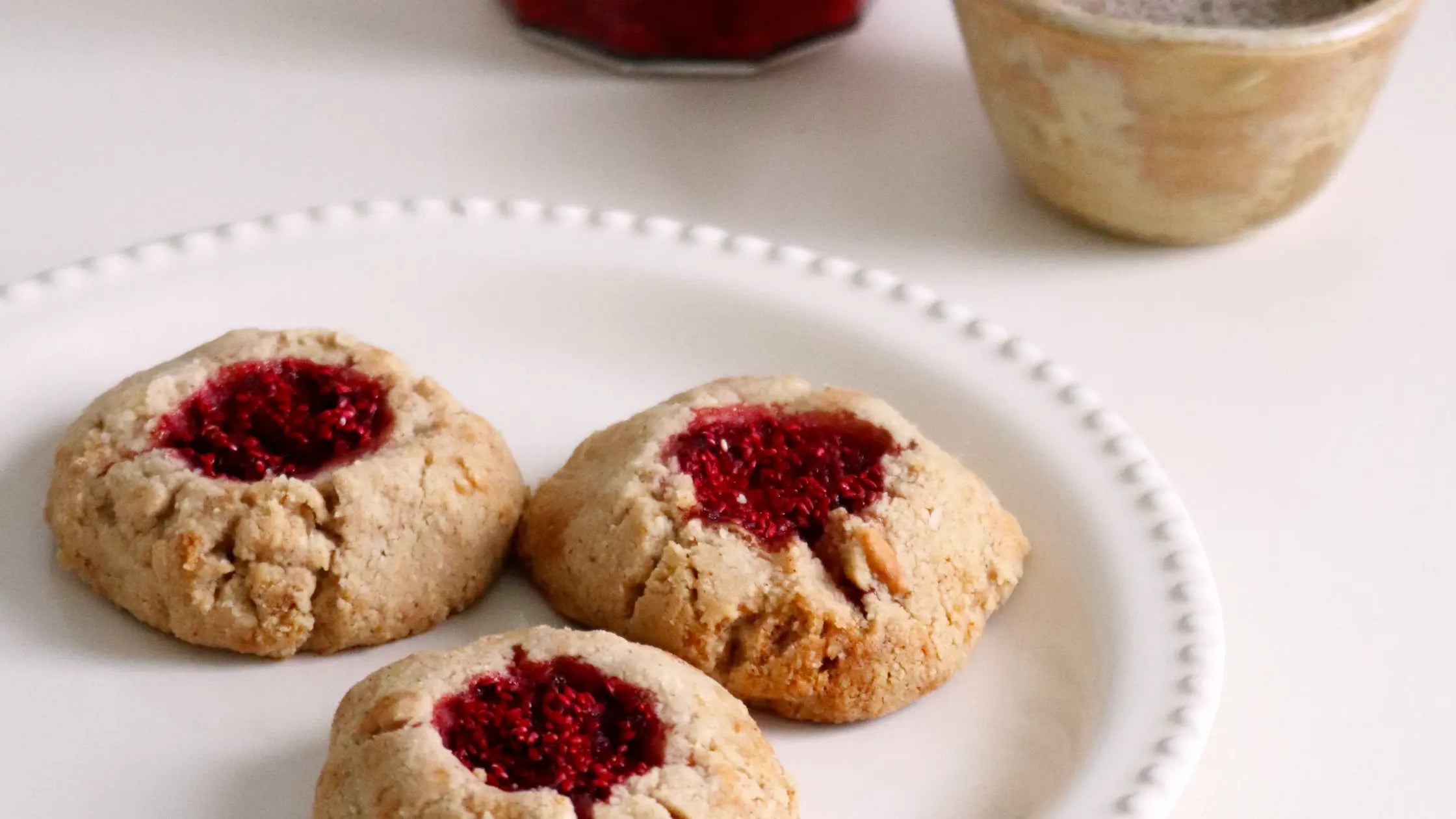 Shortbread Jam Drop Collagen Cookies – This Natural Life